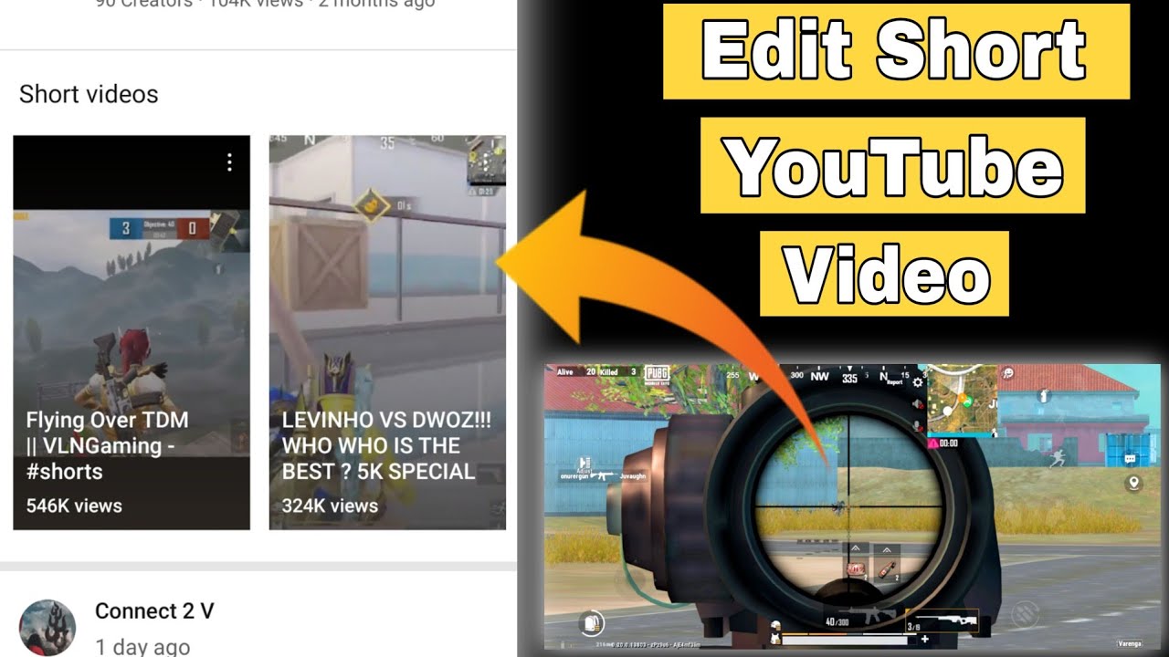 How To Make Youtube Short Video | How to make Pubg Mobile short Video ...