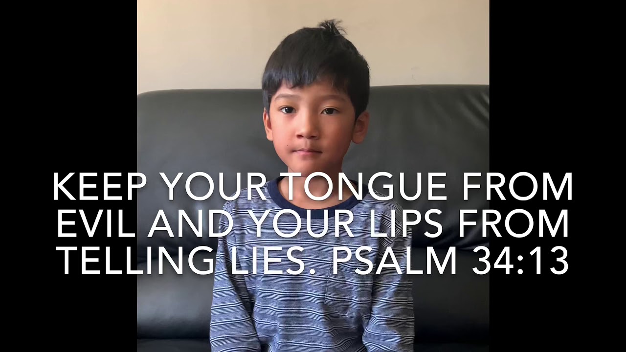 Psalm 34:13 Bible Memory Verse - YouTube