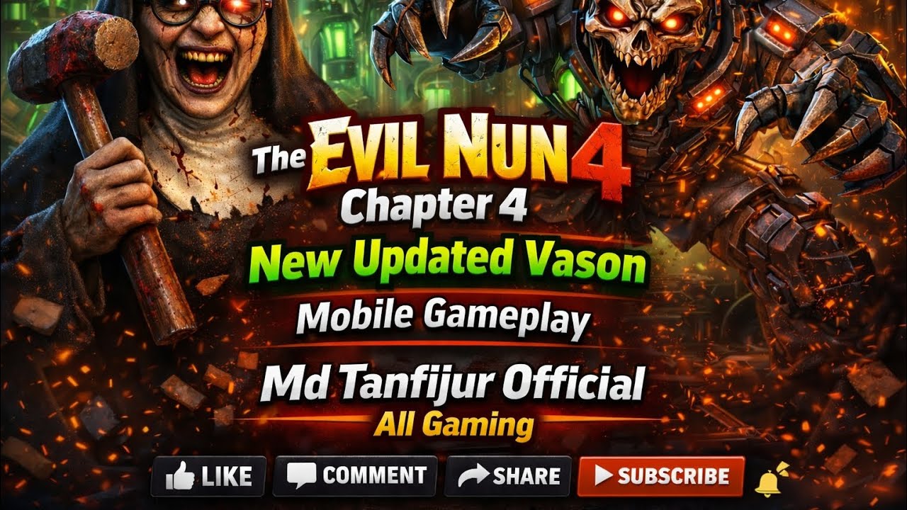 The Evil Nun4 Chapter 4 NEW UPDATE 😱 Vason Gameplay | Mobile Horror ...