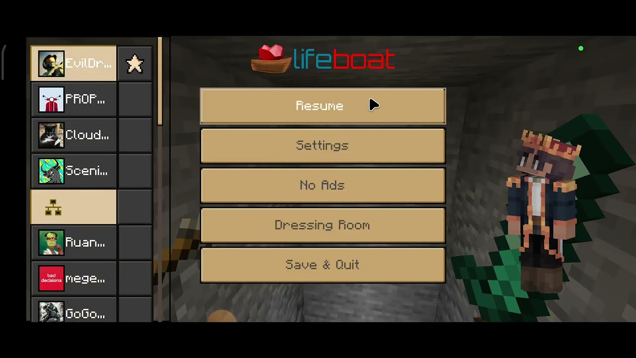 first day in pc in public server lifeboat #minecraft #gaming - YouTube