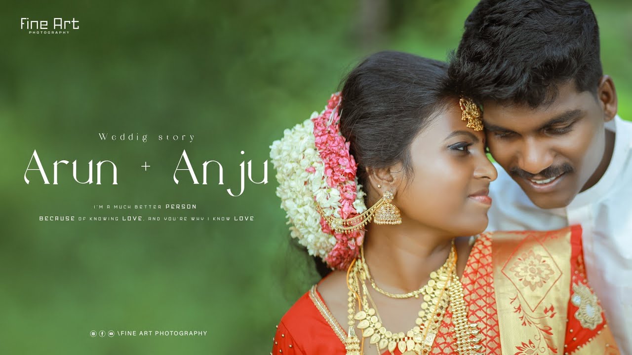 Our Wedding Day | Kerala Hindu Wedding Video | Arun & Anju | Fine Art ...