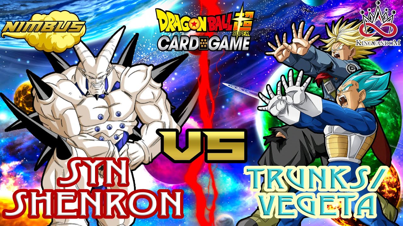 KING FANDOM LOCALS ~ Red Syn Shenron VS Yellow Trunks & Vegeta - YouTube