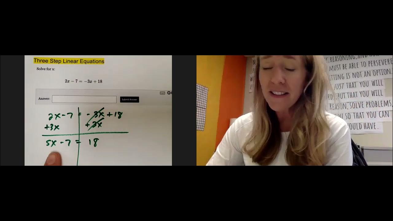 Delta Math - Three Step Linear Equations - YouTube