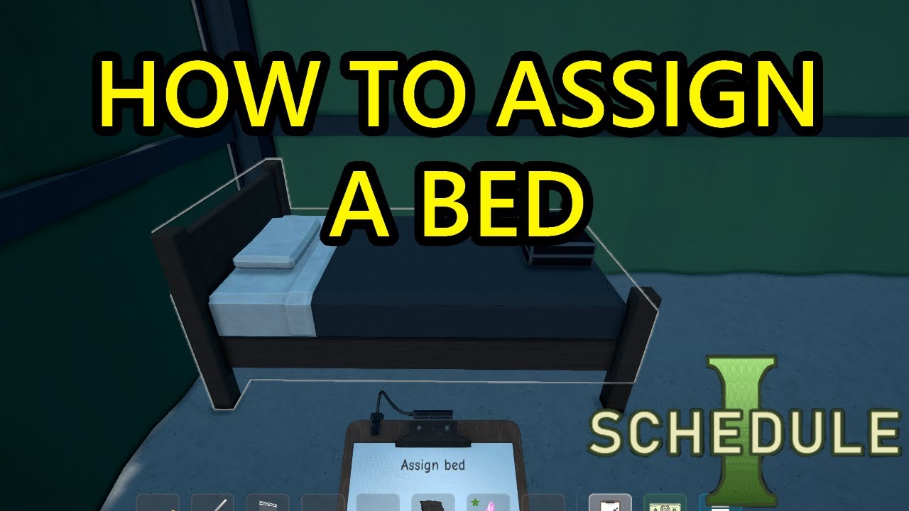 Schedule 1 How to Assign Bed to Employee. How to Assign a Bed to a ...