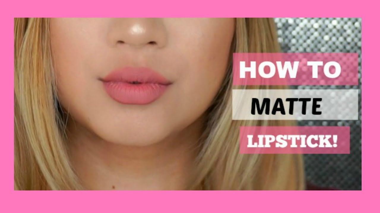 How To Make ANY LIPSTICK MATTE! With BAKING Technique! Steffyy Makeup ...