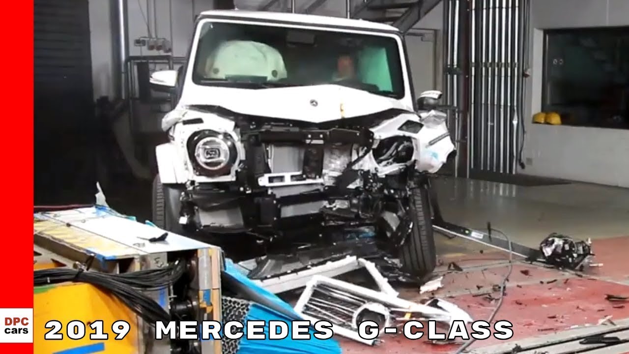 2019 Mercedes G-Class G500 G550 G63 Crash Test and Safety Features ...