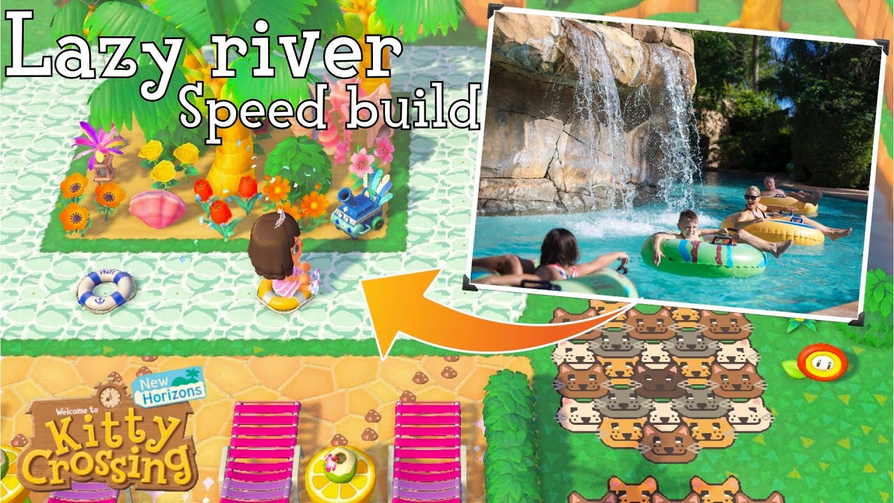 Lazy River - Tropical Speed Build | Animal Crossing New Horizons - YouTube