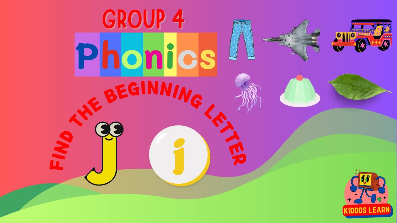 Jolly Phonics "j" words | Find the "j" sound words | Learn the Letter ...