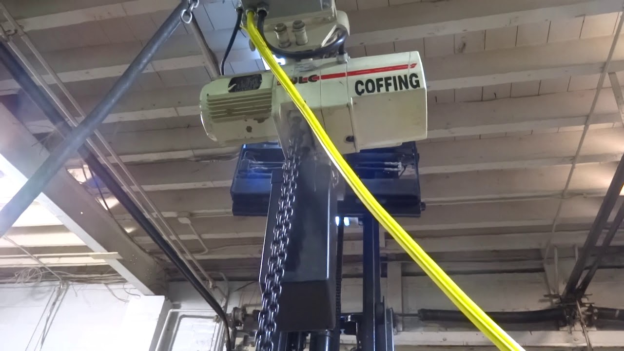 2 Ton Coffing Crane Hoist - YouTube