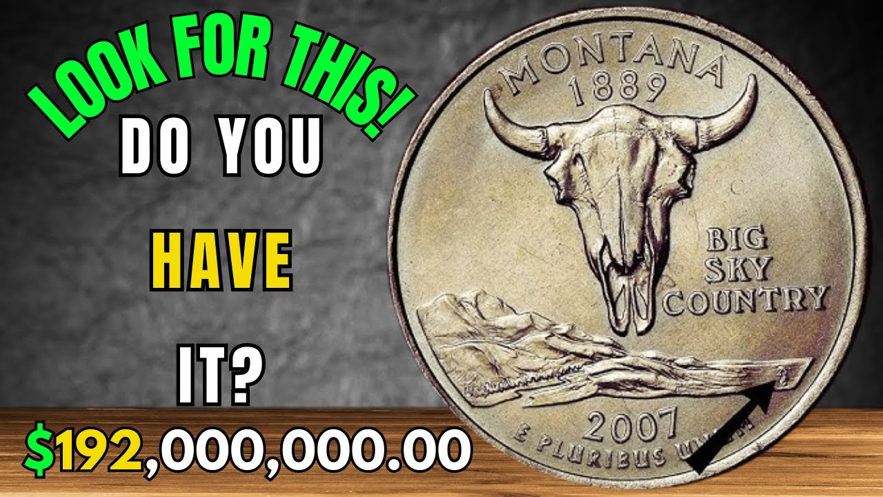 MONTANA State Quarter is WORTH so much! Montana Quarter Dollar Coin ...