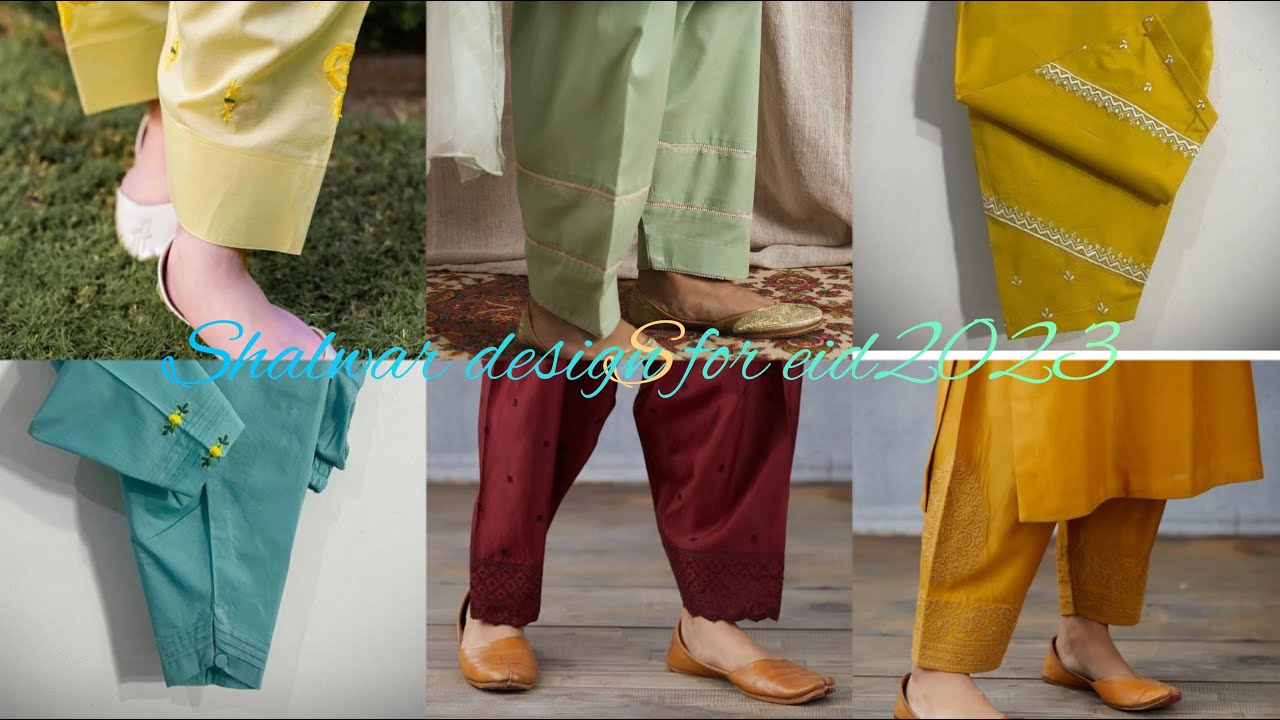 shalwar design 2023/latest shalwar poncha design ideas/stylish shalwar ...