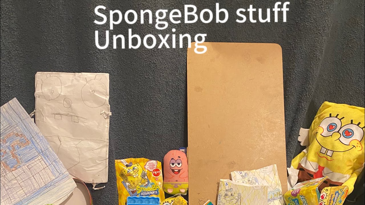 SpongeBob stuff unboxing - YouTube