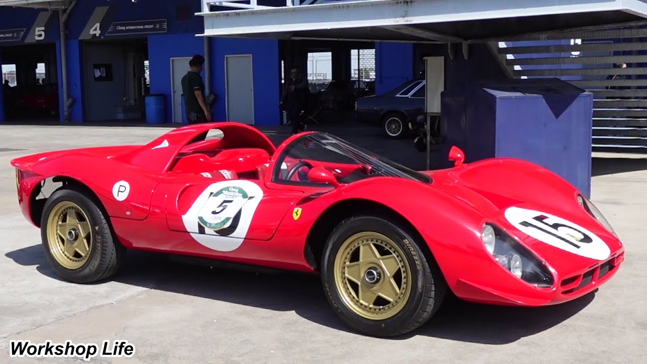 Beautiful Lines on This Old Ferrari, 2 Seater, convertible, She Looks ...