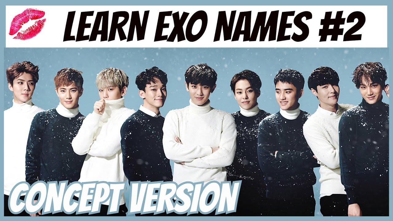 Learn EXO Member Names #2 - TEST YOURSELF! - YouTube
