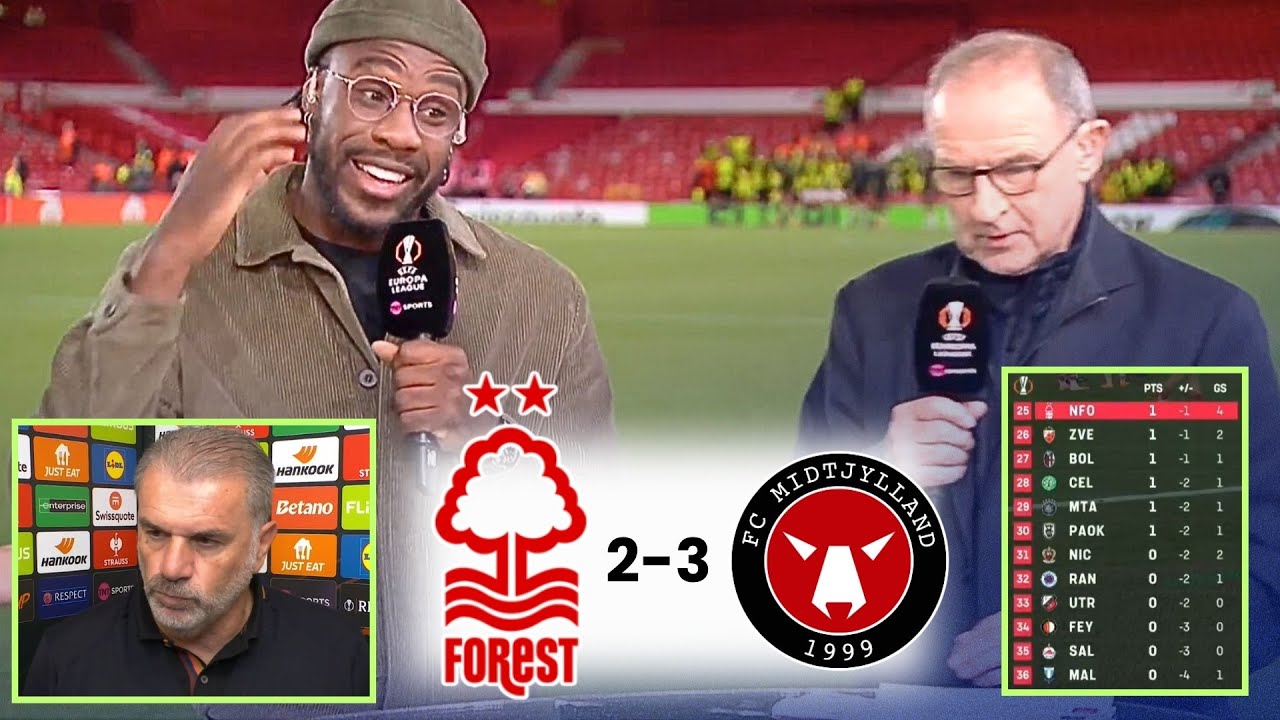 Nottingham Forest vs Midtjylland 2-3 Post Match Analysis | Postecoglou ...