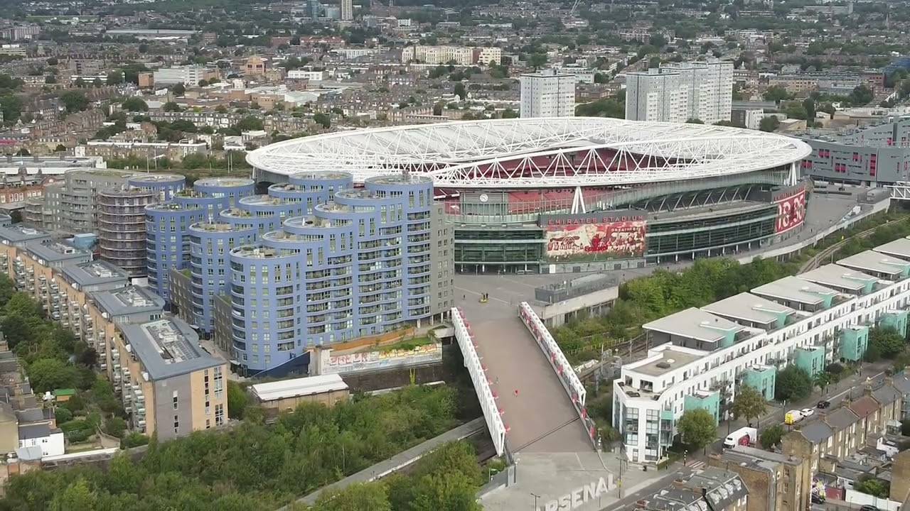 Emirates Stadium Aerial View