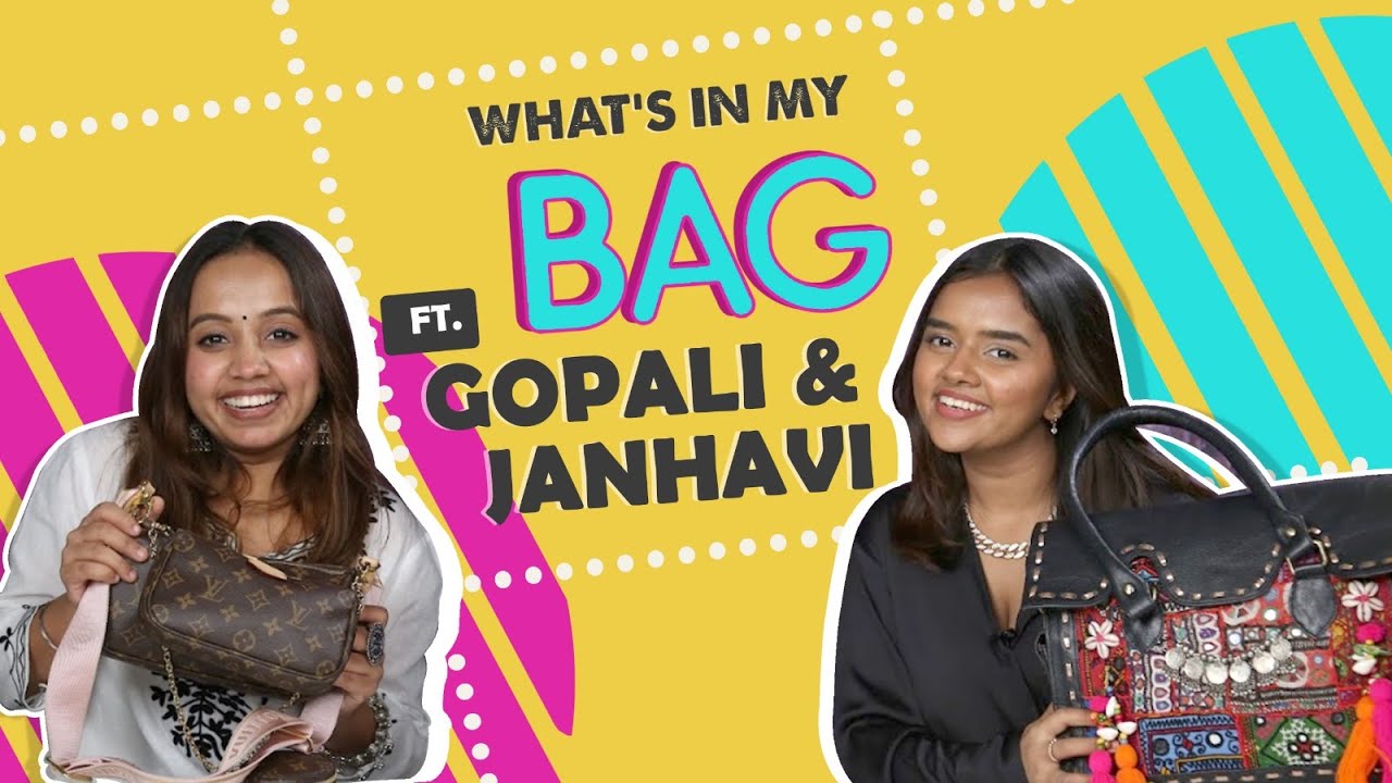 What’s In My Bag Ft. Janhavi & Gopali | Bag Secrets Revealed | India ...