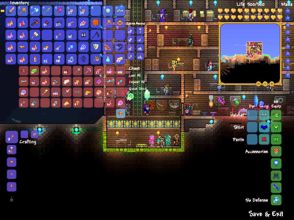 [Terraria] Kill Boss With A Sword - YouTube