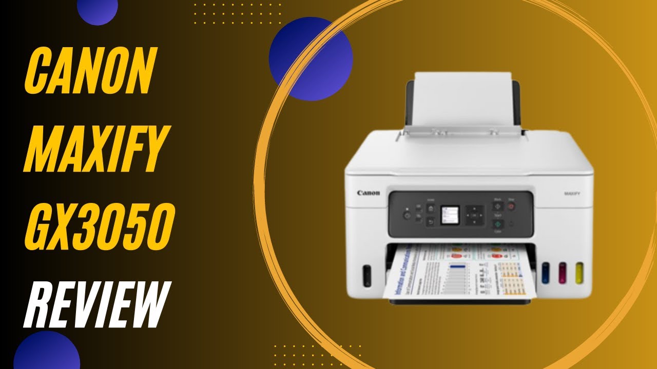Canon MAXIFY GX3050: The Ultimate Business Printer! Full Review ...
