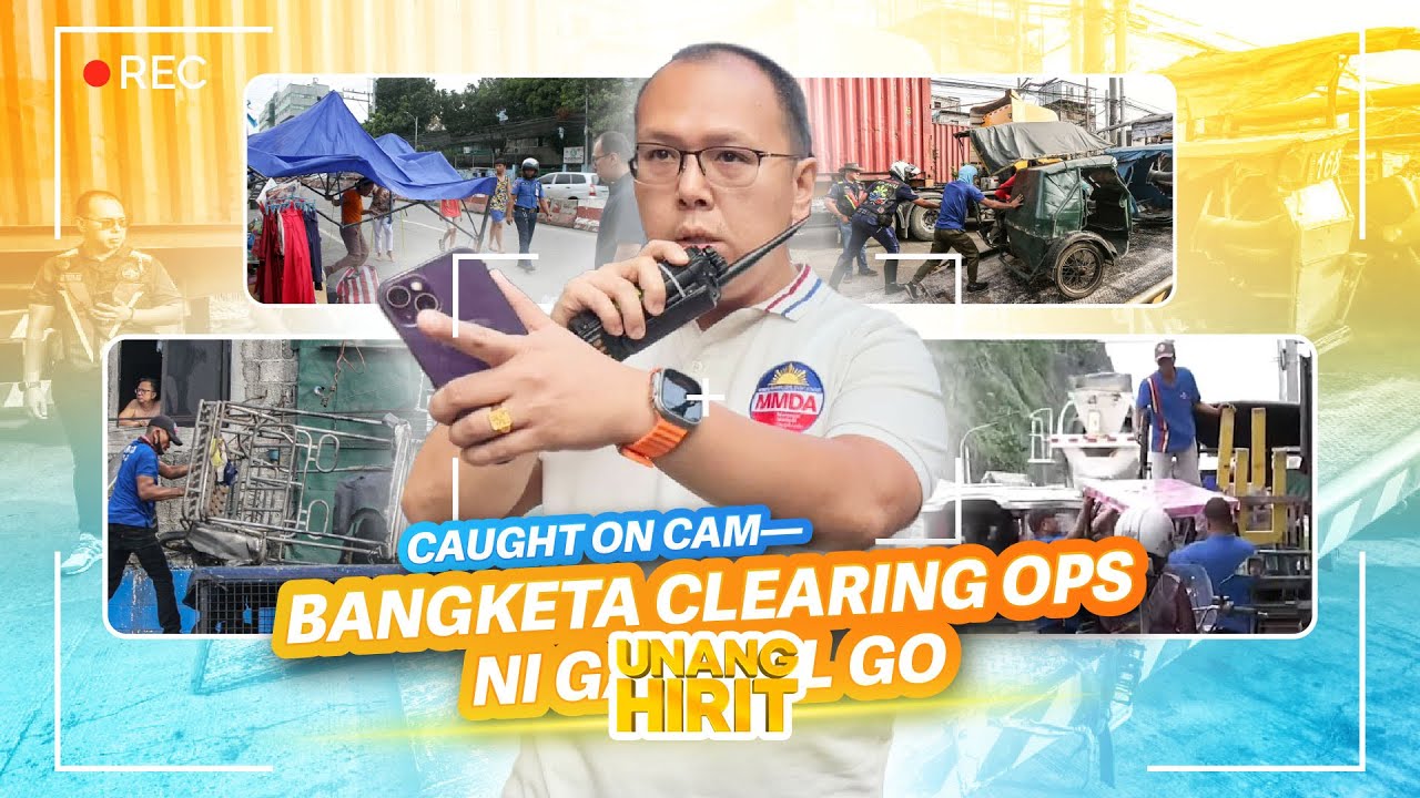 Caught on Cam— Bangketa Clearing Ops ni Gabriel Go | Unang Hirit - YouTube