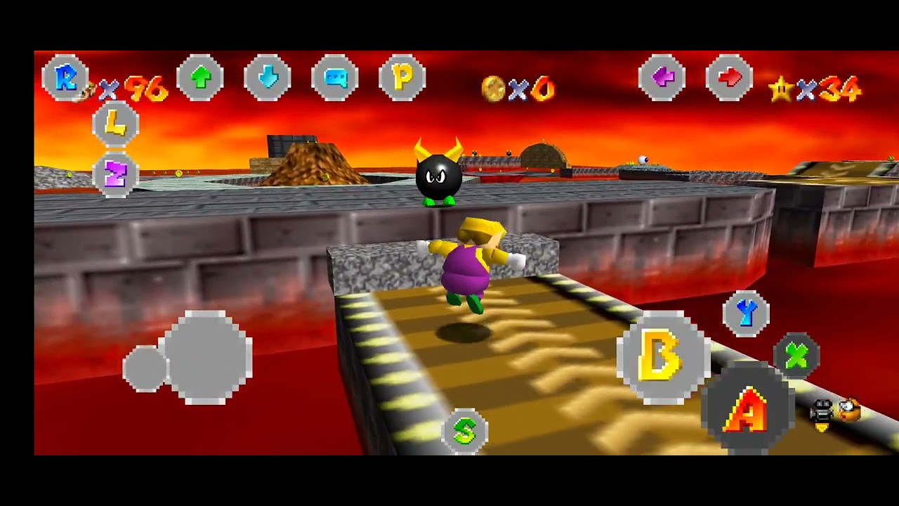(Mario 64) muertes de quemadura p1 - YouTube