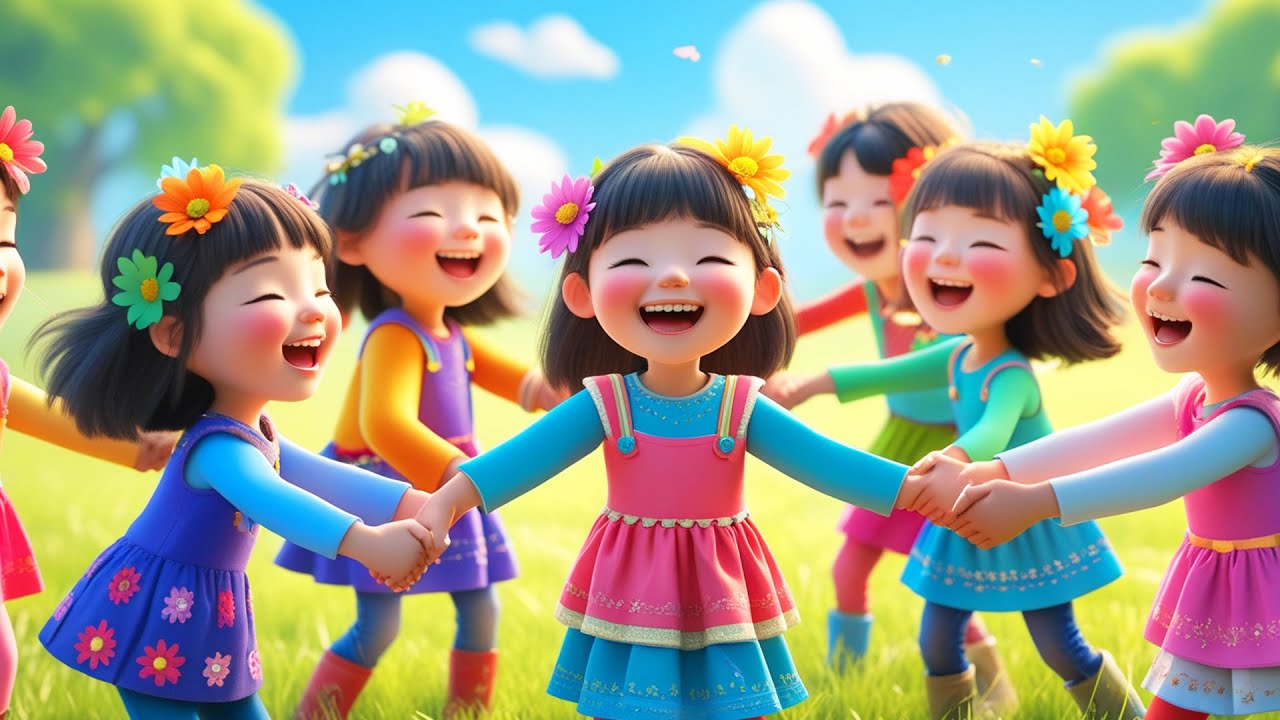 Ring a Ring o’ Roses | Classic Nursery Rhyme for Kids | Fun ...