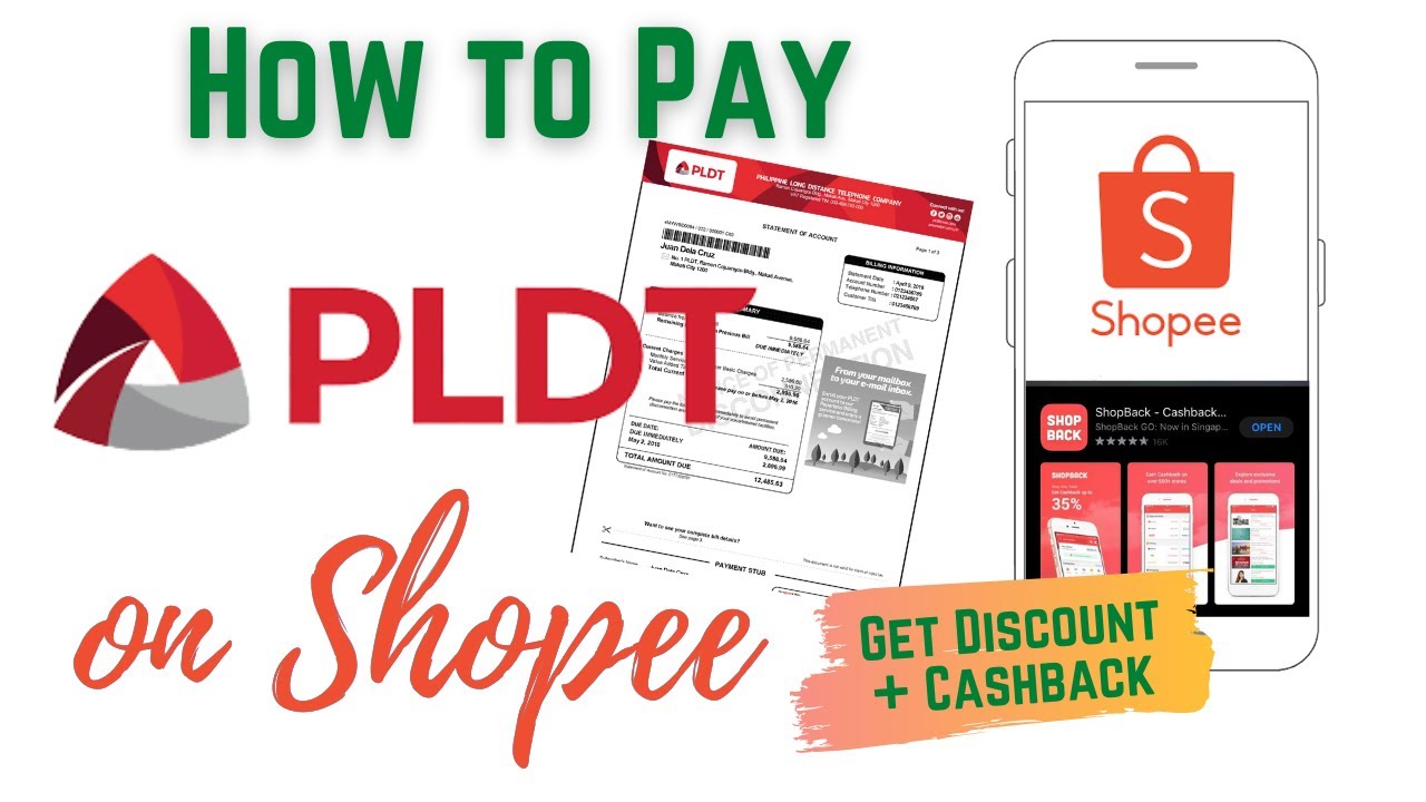 How to Pay PLDT Bill on Shopee and Get Discount - YouTube