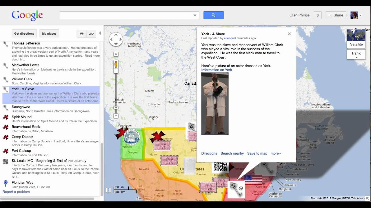 google map lewis and clark - YouTube