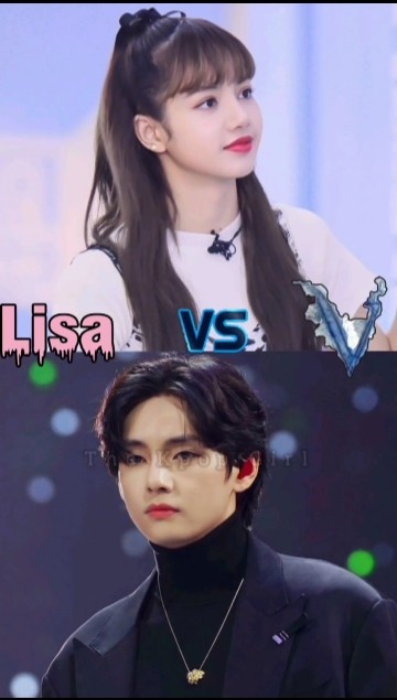 Lisa Vs V | Who Is Your Bais ️ #kpop #blackpink #bts #shorts #blink # ...