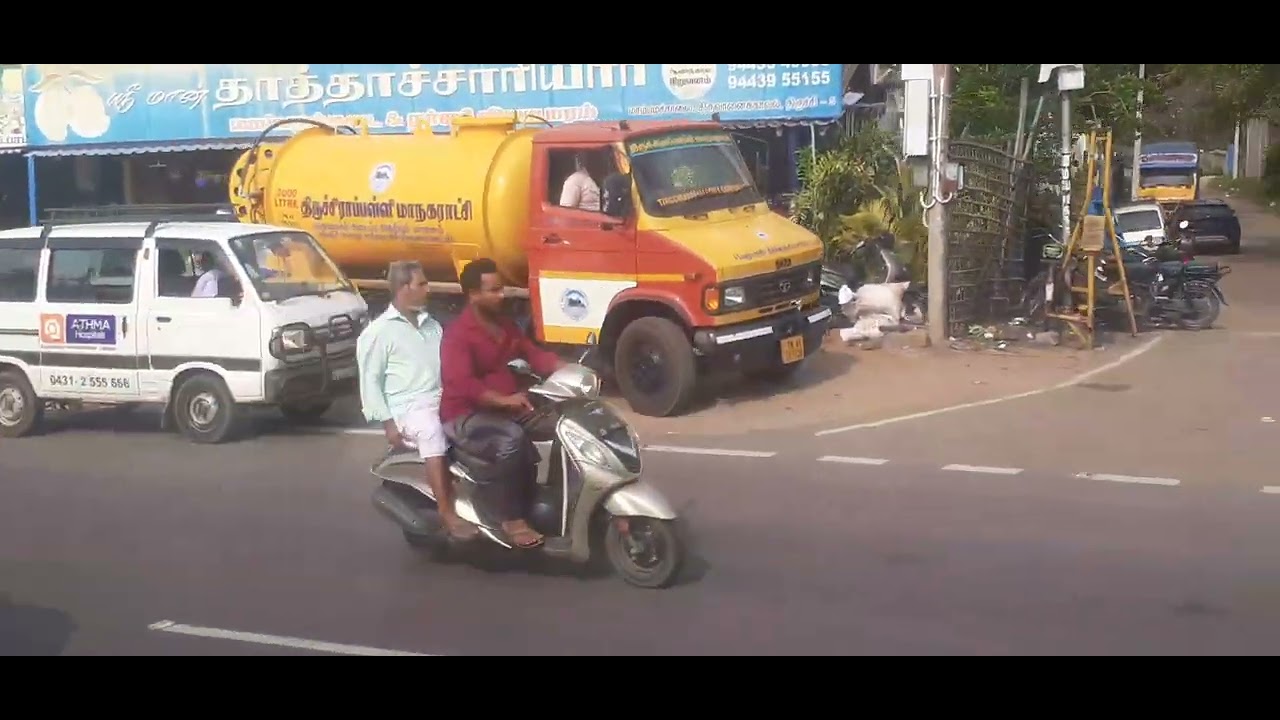 BUS JOURNEY COMPILATION FROM CHATRAM BUS STAND TO NO 1 TOLLGATE - YouTube