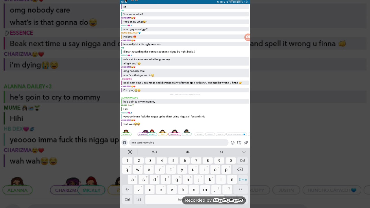 This is me arguing with people in Snapchat - YouTube