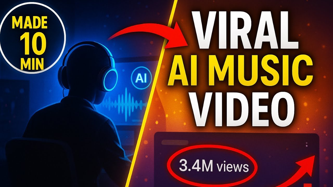 I've Made a Viral Faceless Music Video Using AI Under 10 Minutes (Step ...