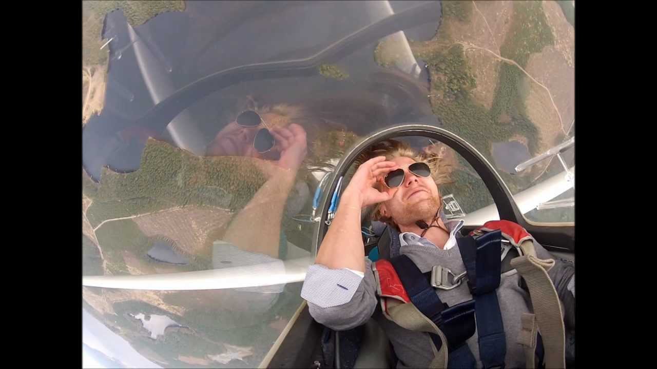 Glider aerobatics cockpit video - YouTube