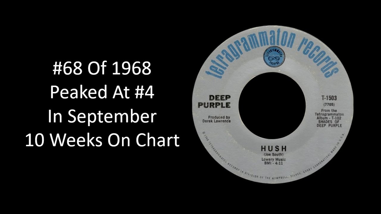 #68 Of 1968 - Deep Purple - Hush - YouTube