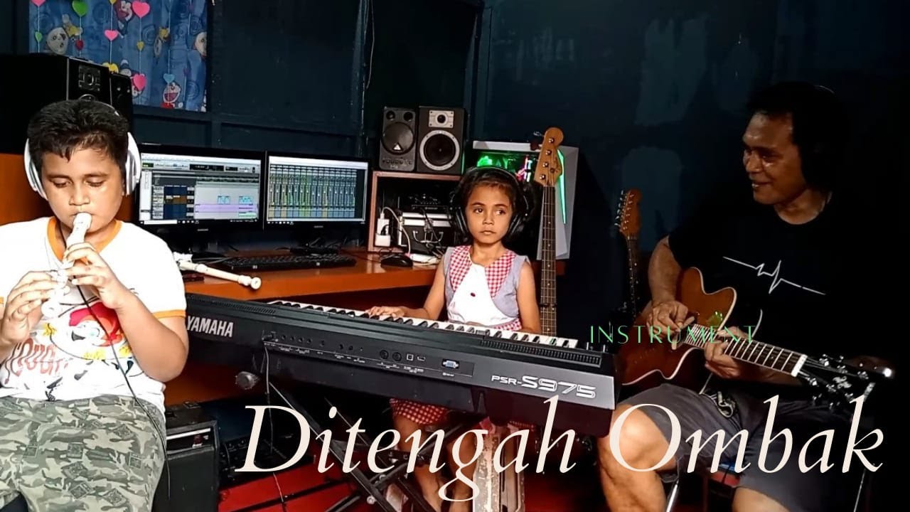Instrument Rohani Gitar||Ditengah Ombak - Instrumen // Bersama ...