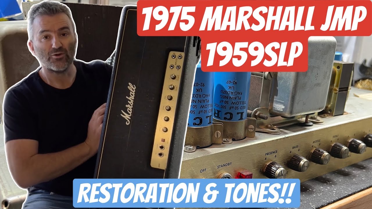1975 Marshall JMP 1959SLP - RESTORATION & TONES!! - YouTube