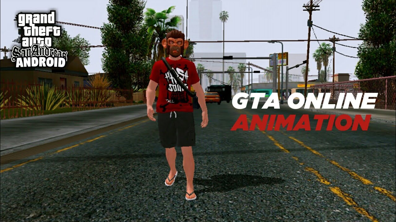 Mod Anim GTA Online With Ragdoll GTA SA Android - YouTube
