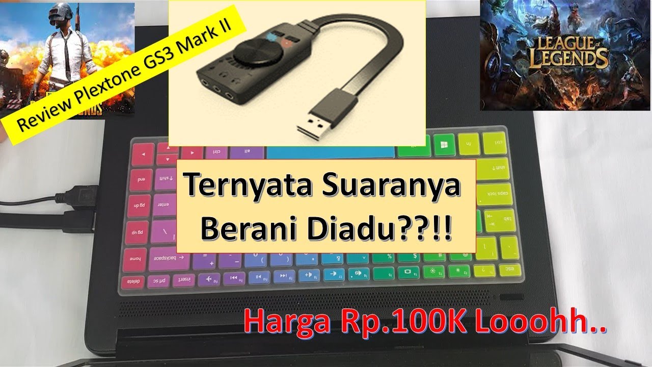 REVIEW SOUND CARD MURAH DIBAWAH 100 RIBUAN PLEXTONE GS3 MARK II APAKAH ...