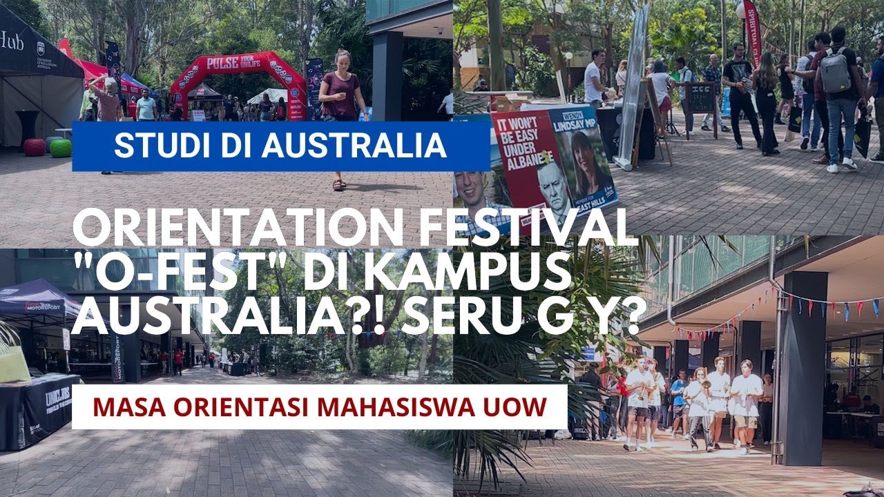 Studi di Australia: Serunya Orientation Festival di Kampus Australia ...