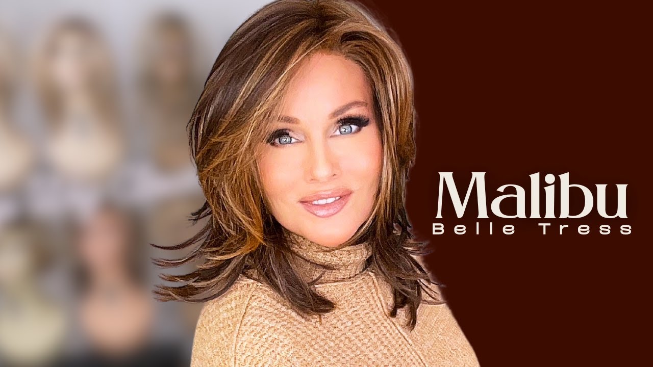 🥳It's HERE!🥳 The NEW Belle Tress MALIBU Wig Review | MOCHA MAPLE BROWN ...