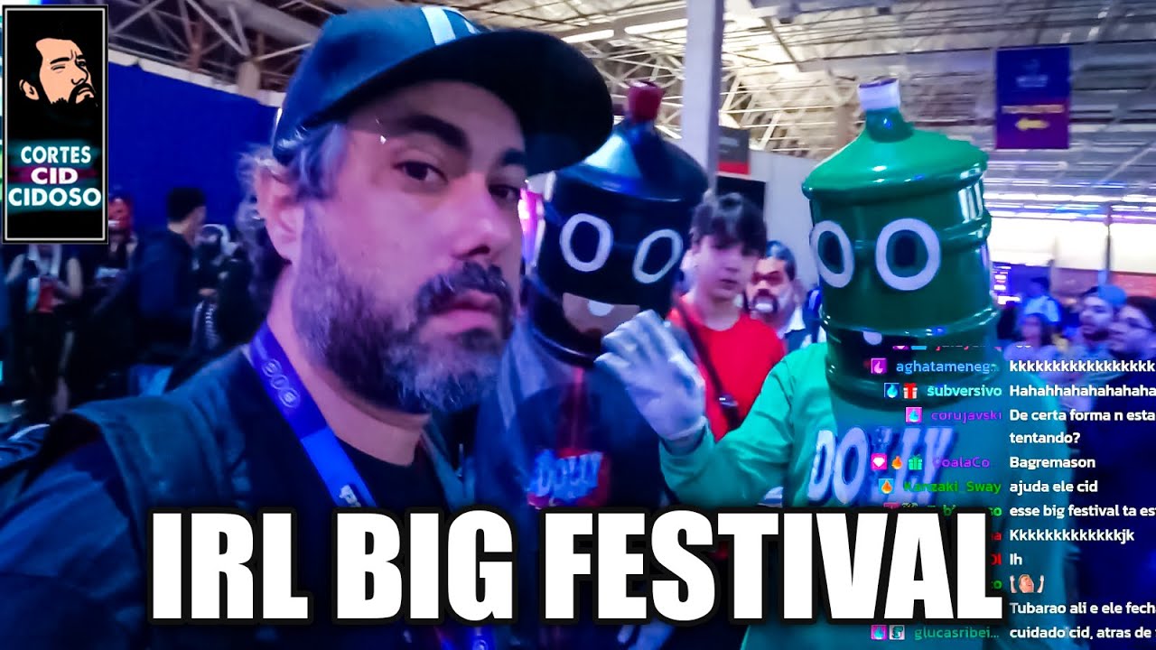 DANDO ROLÊ PELOS STANDS DO BIG FESTIVAL 2023 - IRL BIG FESTIVAL 2023 - YouTube