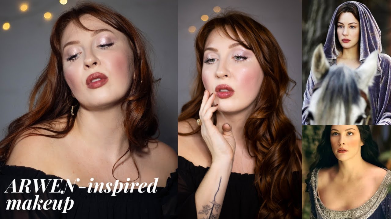 Arwen-inspired wedding/soft glam makeup - YouTube