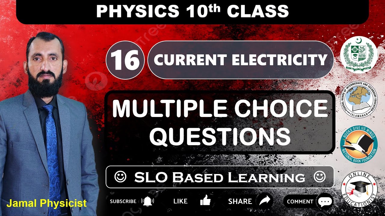 Multiple Choice Questions | Chapter 16 Current Electricity | 10th ...