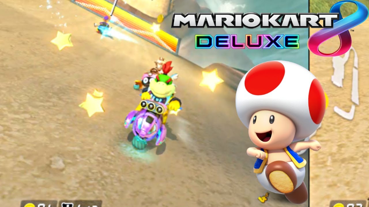 Mario Kart 8 Online Racing as Toad and Bowser Jr (Can We Get A Win ...