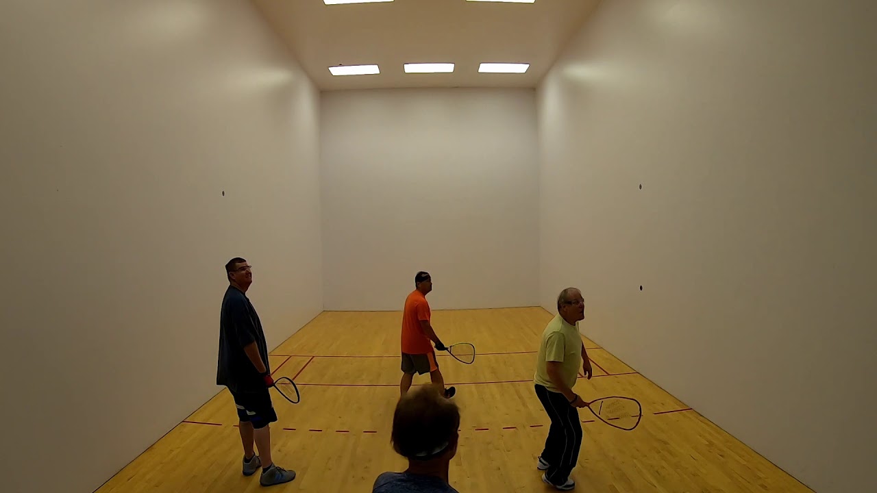 Racquetball - Nick, Steve, Steve, and George - 9/16/19 - YouTube