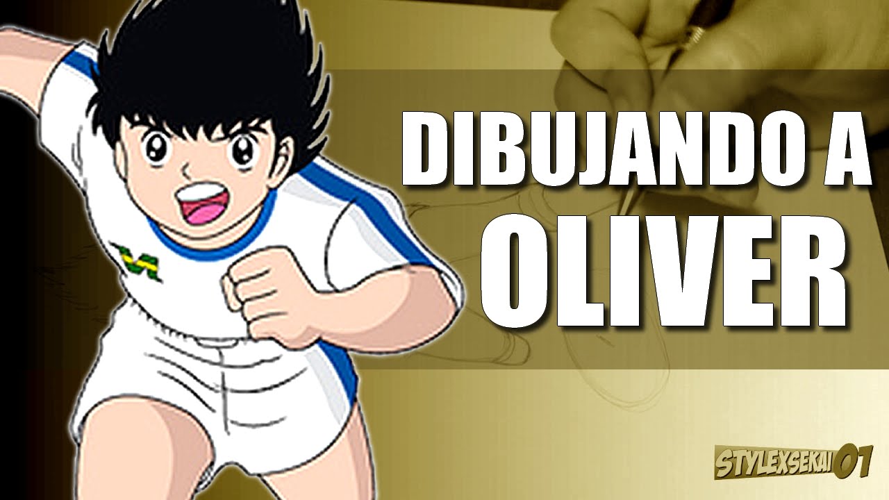 Dibujando a Oliver Atom | SUPER CAMPEONES - YouTube