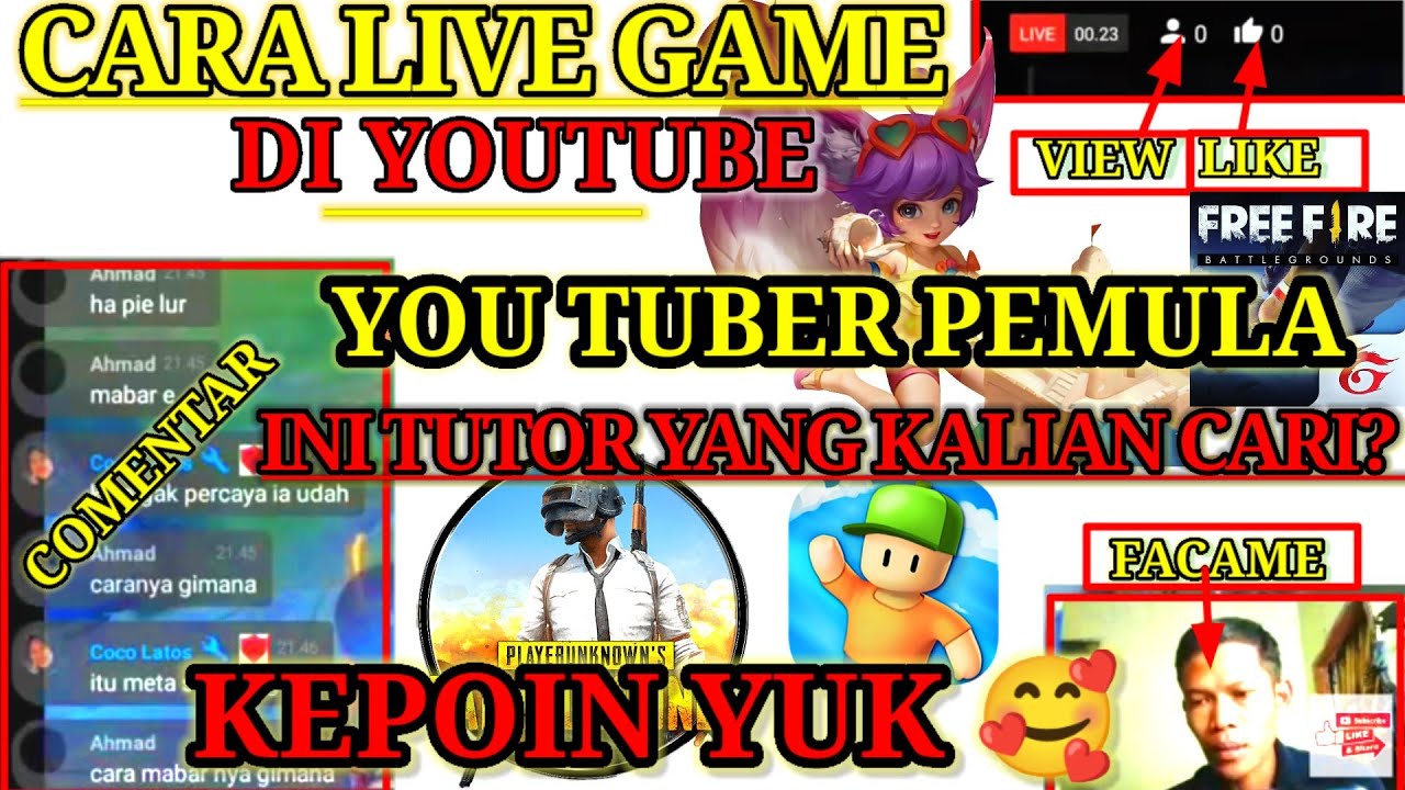 Cara Live Game Di YouTube _ Cara Live Di YouTube 2022 _ Cara Live Game Di YouTube 2022 - YouTube
