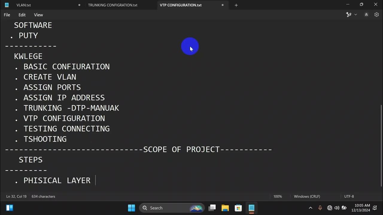 VTP AND DTP Configuration Afsoomali (CCNA).Part 1 - YouTube