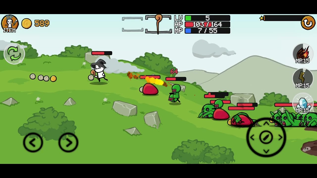 stickman gun 2 wizard gameplay - YouTube