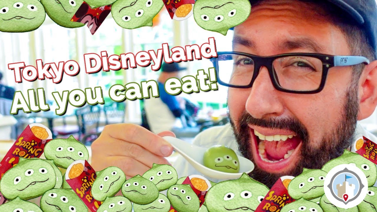 Crystal Palace at Tokyo Disneyland Food & Snack Buffet | Green Alien ...